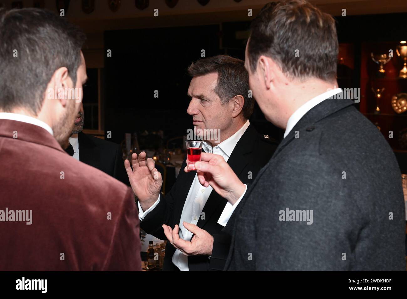 Nick Grecian CEO of London Scottish RFC during the London Scottish ...