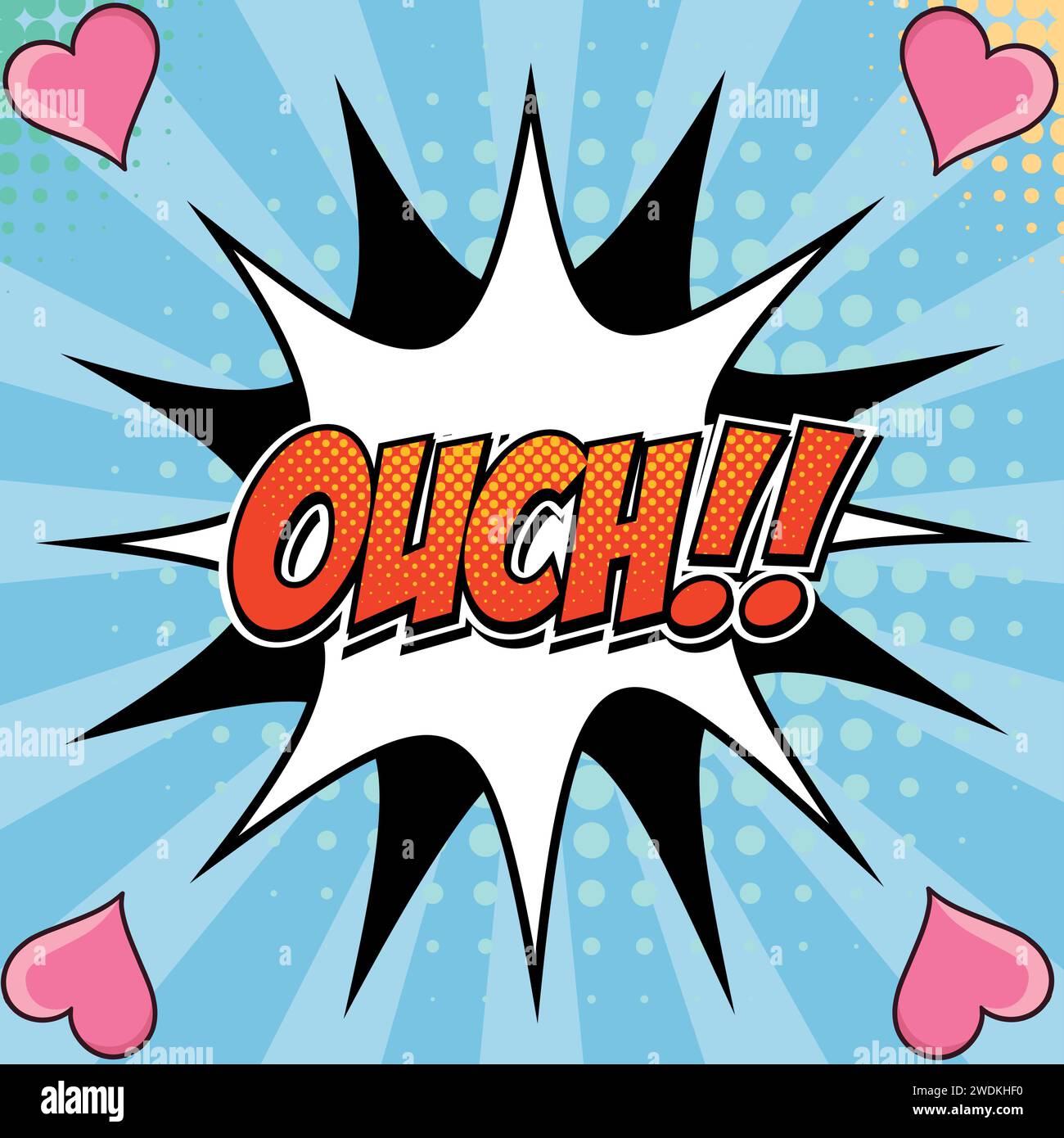 bubble text pop art style vector image Stock Vector Image & Art - Alamy