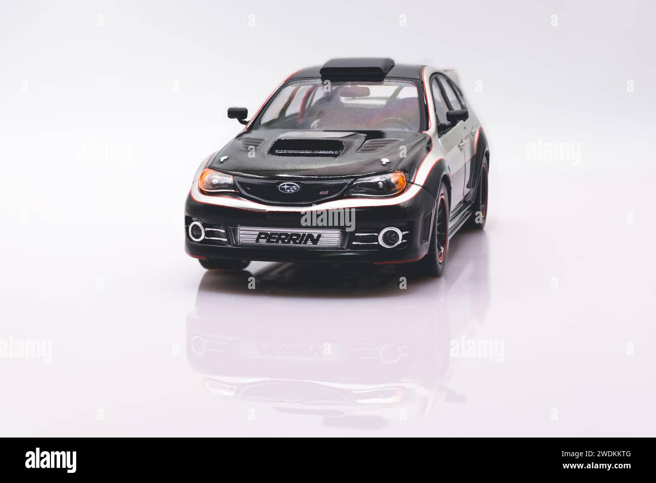 Fast&Furious Subaru Impreza WRX STI GH 1:43 model car, front view ...
