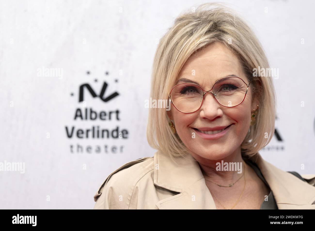 AMSTERDAM - Tanja Jess on the red carpet for the premiere of the ...