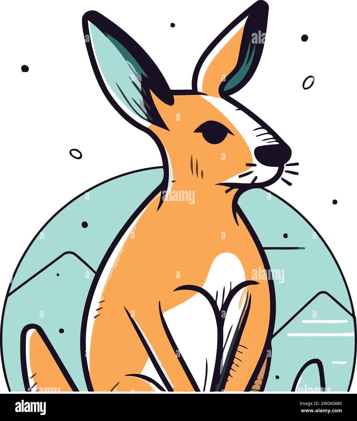 Kangaroo icon vector hi-res stock photography and images - Alamy