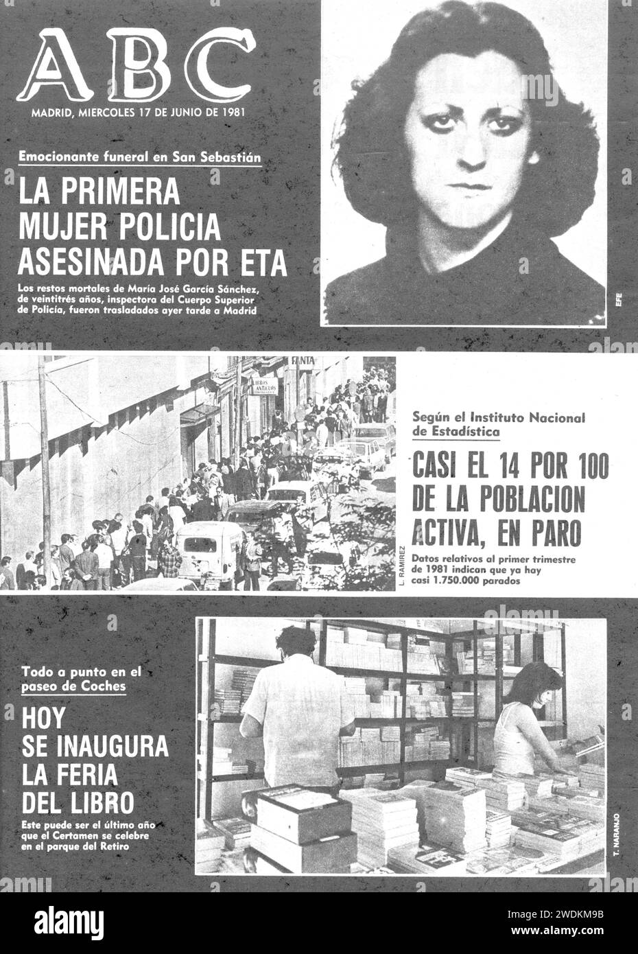 Portada mujer Black and White Stock Photos & Images - Alamy