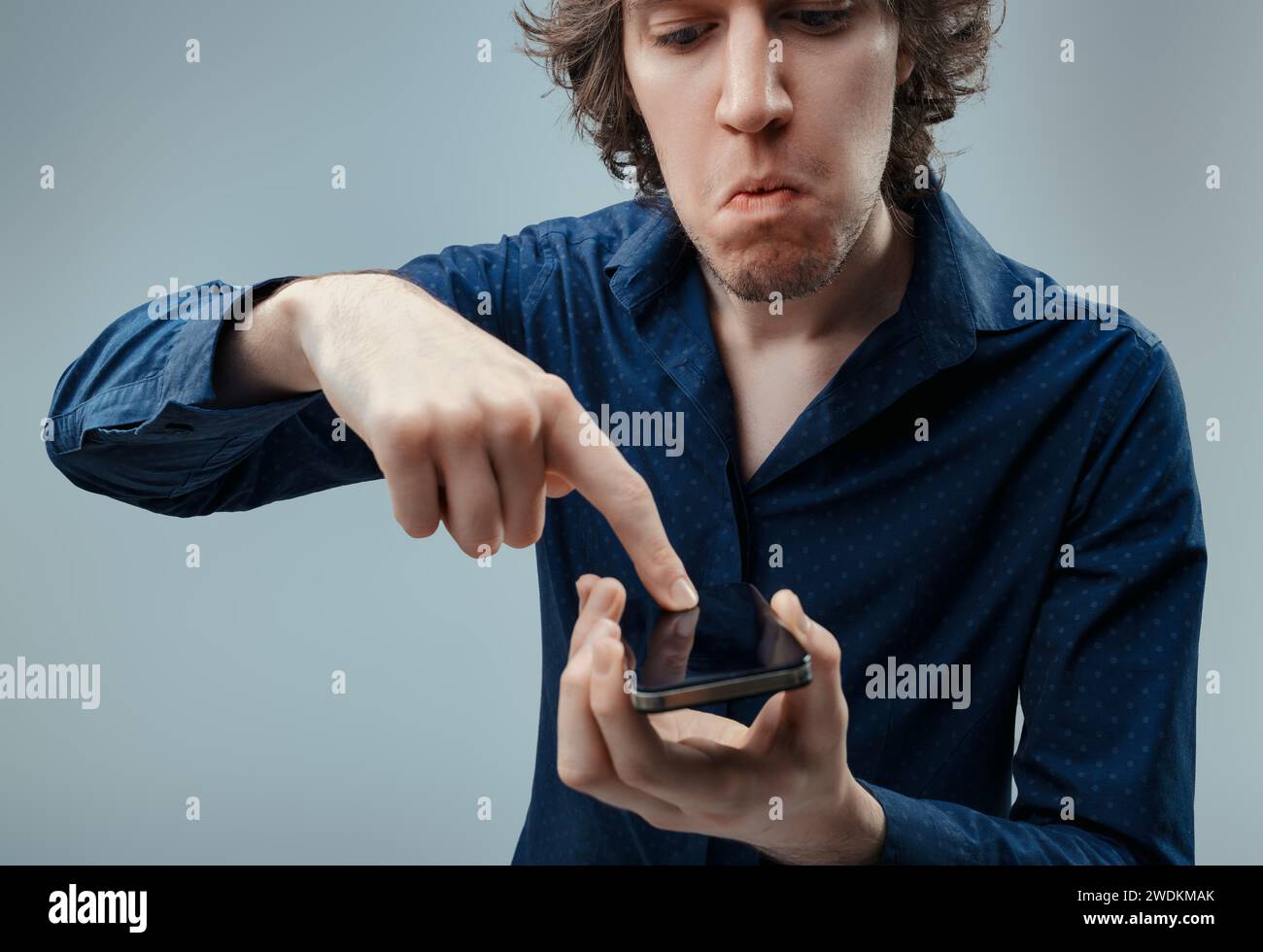 Showing reluctance hi-res stock photography and images - Alamy
