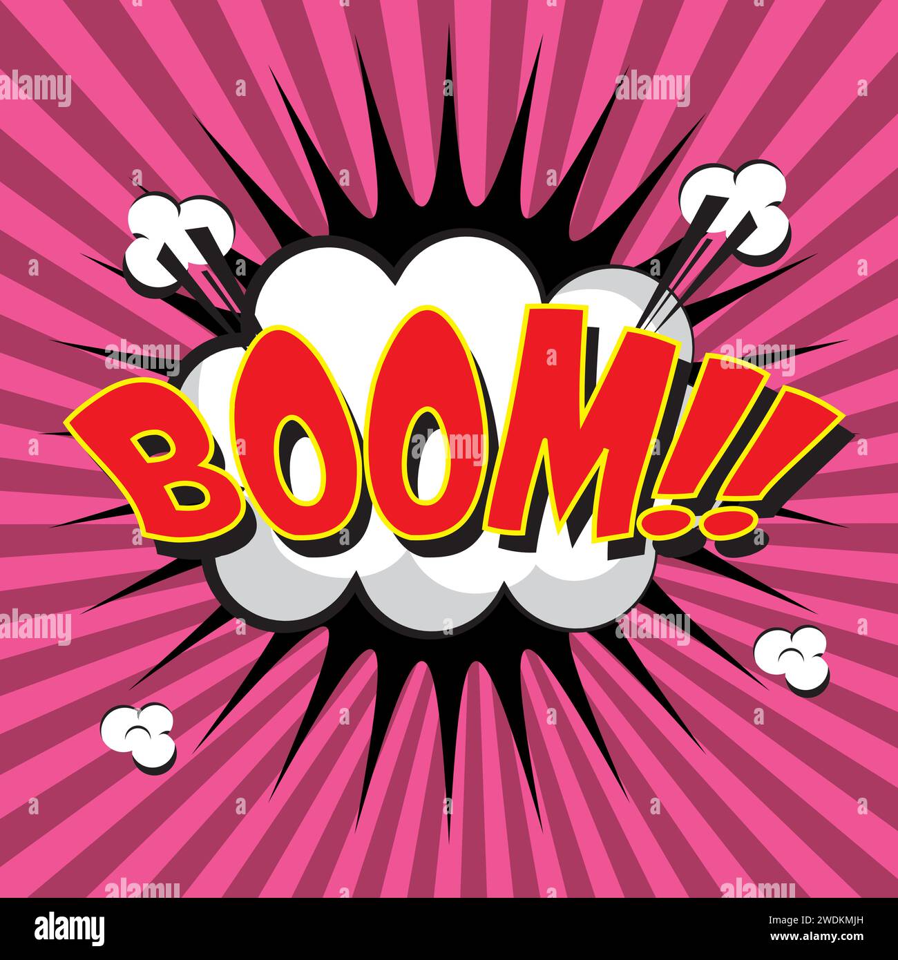 Pop art explosion shape Stock Vector Images - Alamy