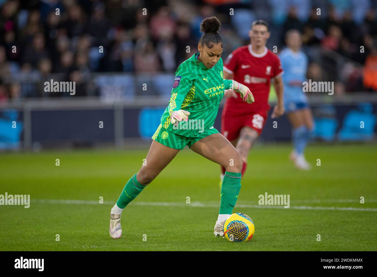 Manchester on Sunday 21st January 2024. Khiara Keating #35 (GK) of ...