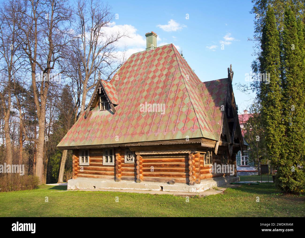 Bathhouse - teremok at Abramtsevo colony. Russia Stock Photo - Alamy