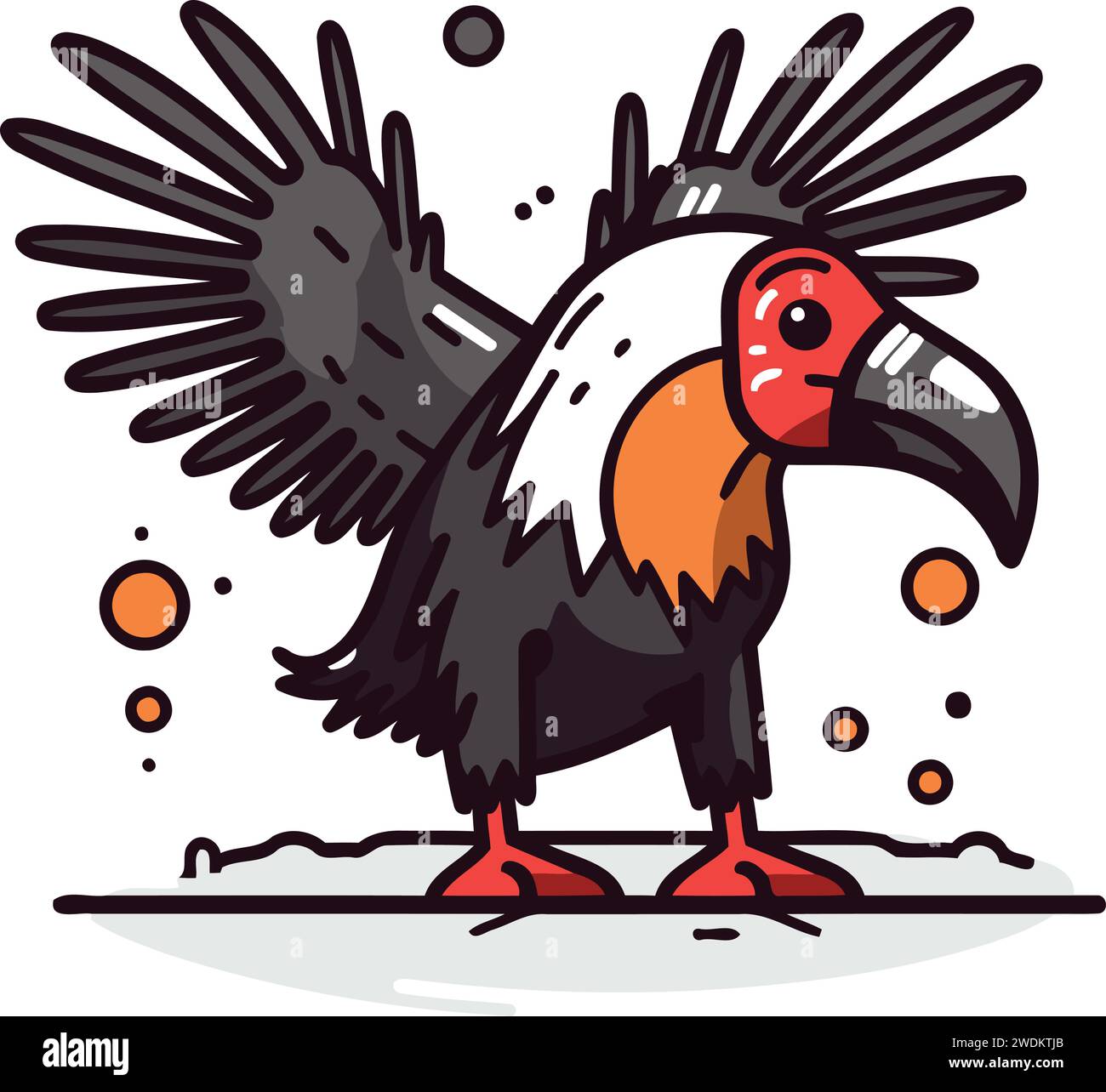 Cartoon vulture Stock Vector Images - Alamy