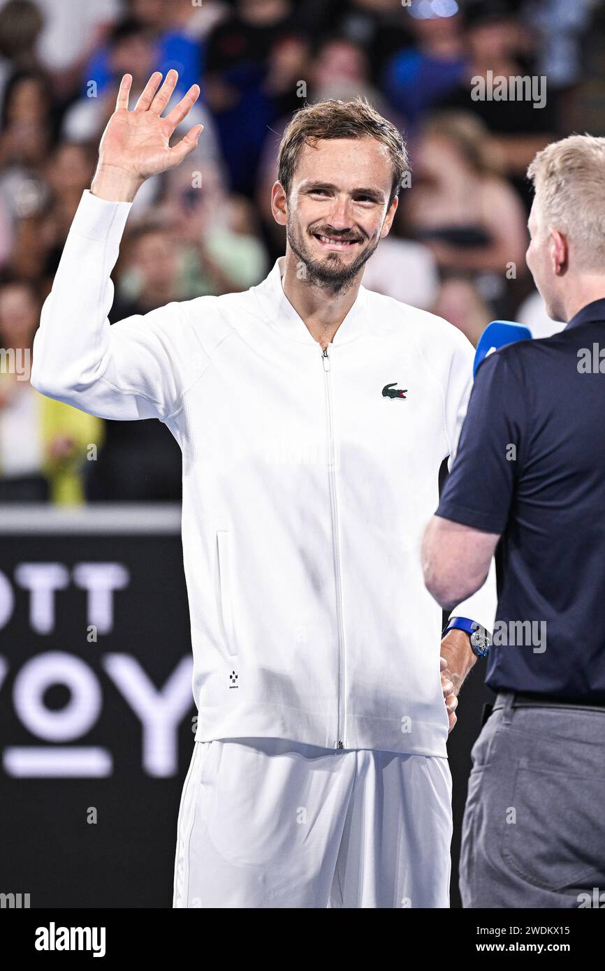 Daniil Medvedev during the Australian Open AO 2024 Grand Slam tennis ...
