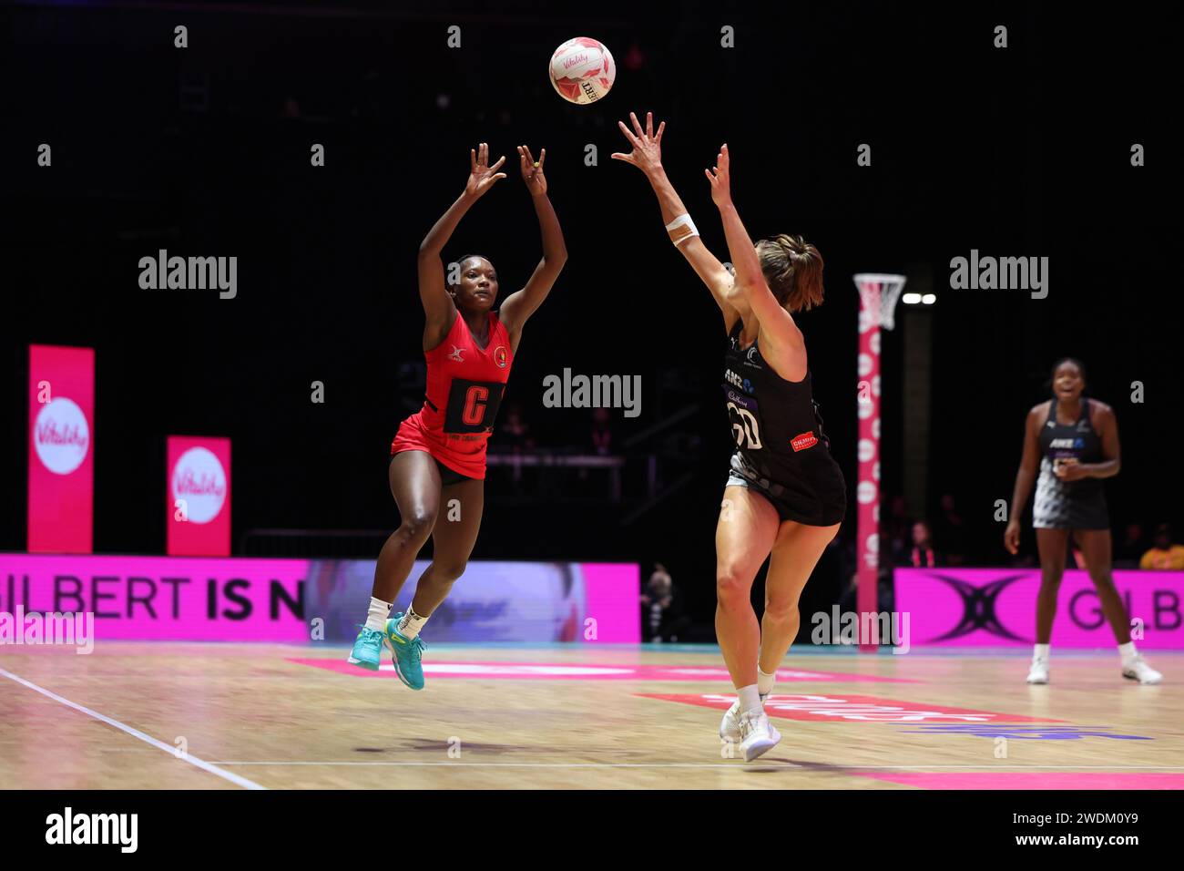 OVO Wembley Arena, London, UK. 21st Jan, 2024. Vitality Netball Nations ...