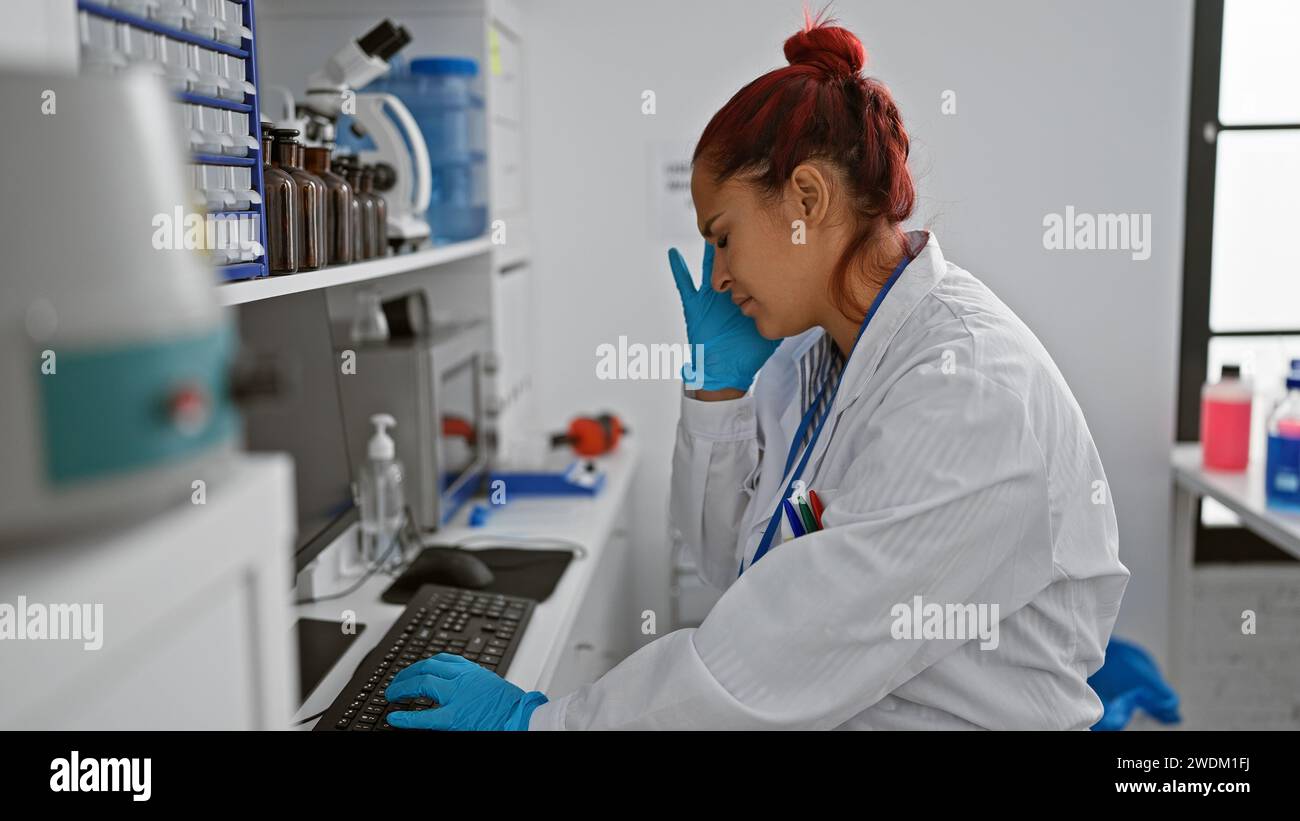 Professional stress hits hard young hi-res stock photography and images - Alamy