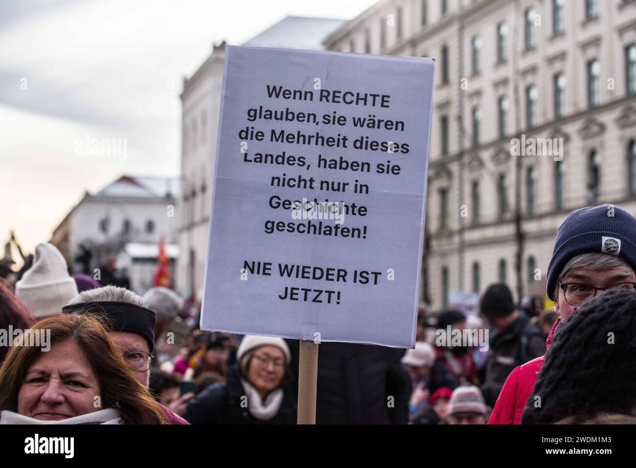 January 21, 2024: Joining over 100,000 people in cities across Germany ...