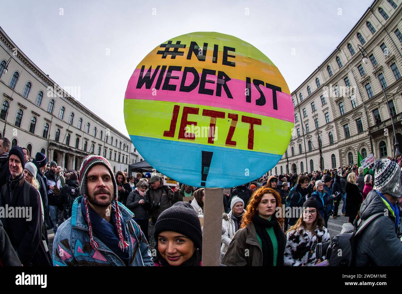 January 21, 2024: Joining over 100,000 people in cities across Germany ...