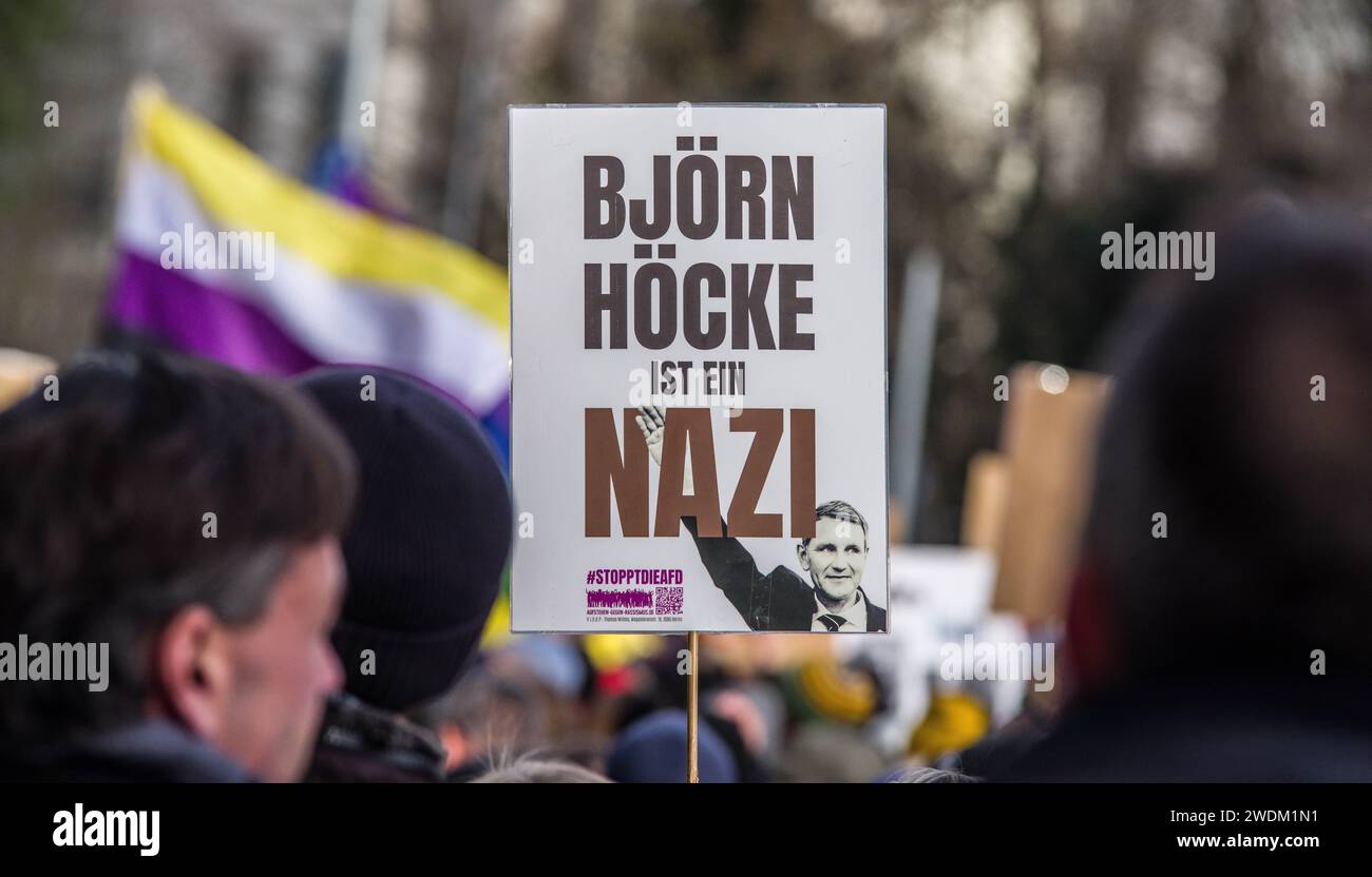 January 21, 2024: Joining over 100,000 people in cities across Germany ...