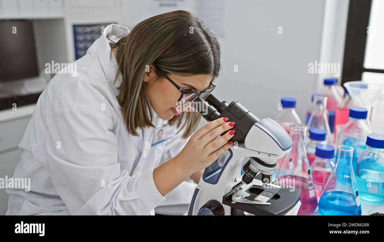 Observation under microscope hi-res stock photography and images - Alamy