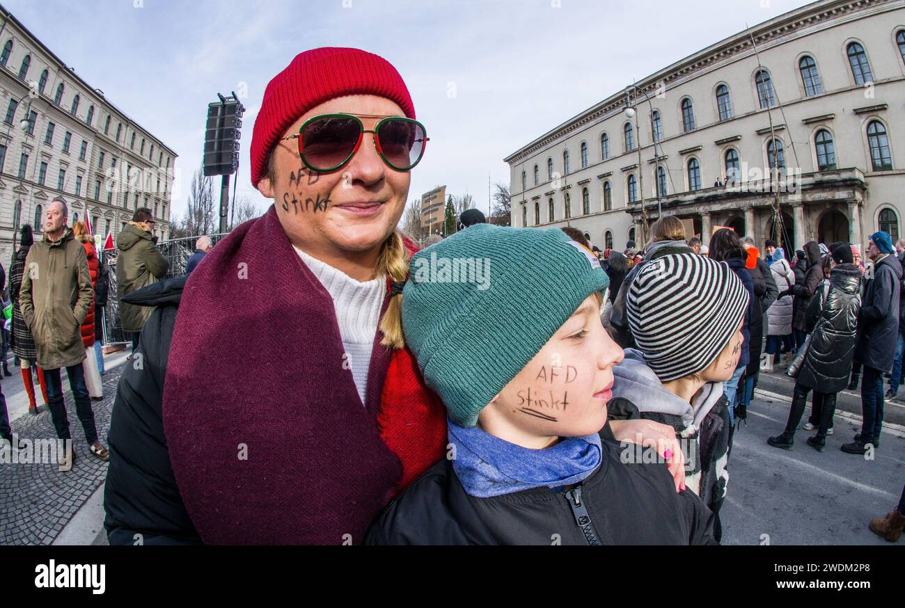 January 21, 2024: Joining over 100,000 people in cities across Germany ...