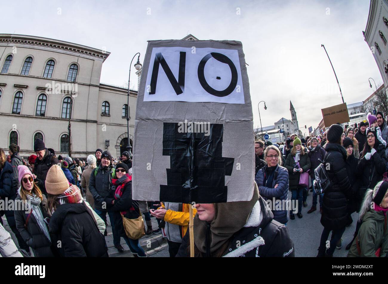 January 21, 2024: Joining over 100,000 people in cities across Germany ...