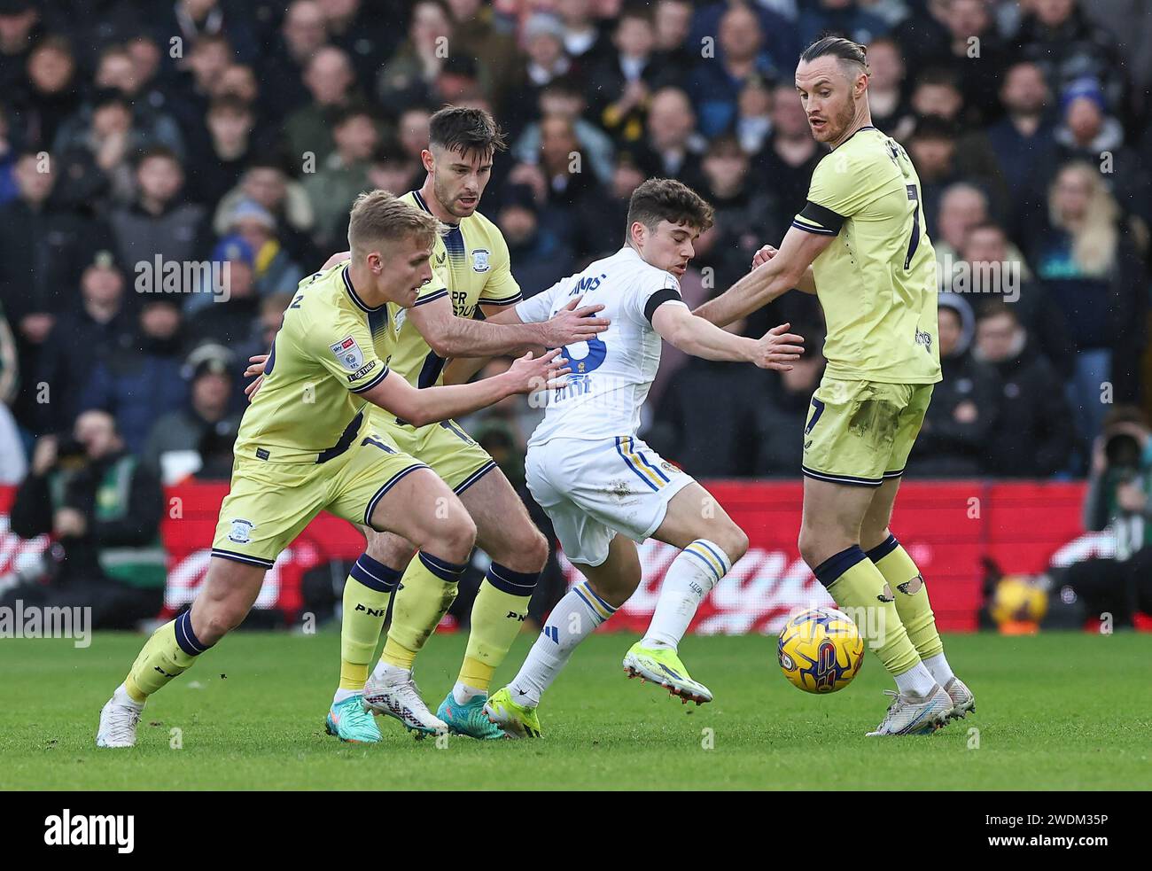 Elland Road, Leeds, Yorkshire, UK. 21st Jan, 2024. EFL Championship ...