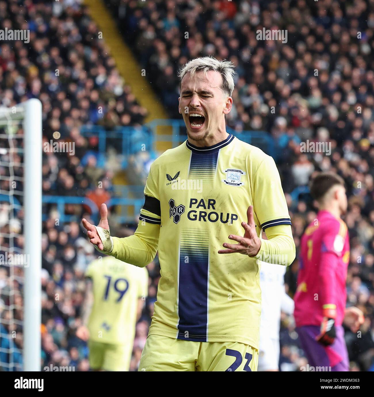 Elland Road, Leeds, Yorkshire, UK. 21st Jan, 2024. EFL Championship ...