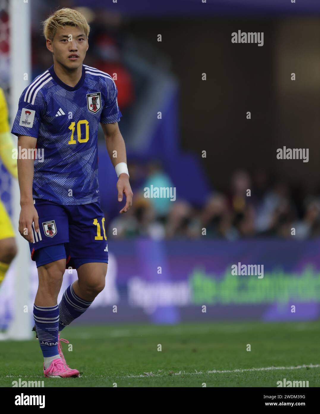 Qatar, Al Rayyan 19 January 2024 - Ritsu Doan of Japan during the match ...