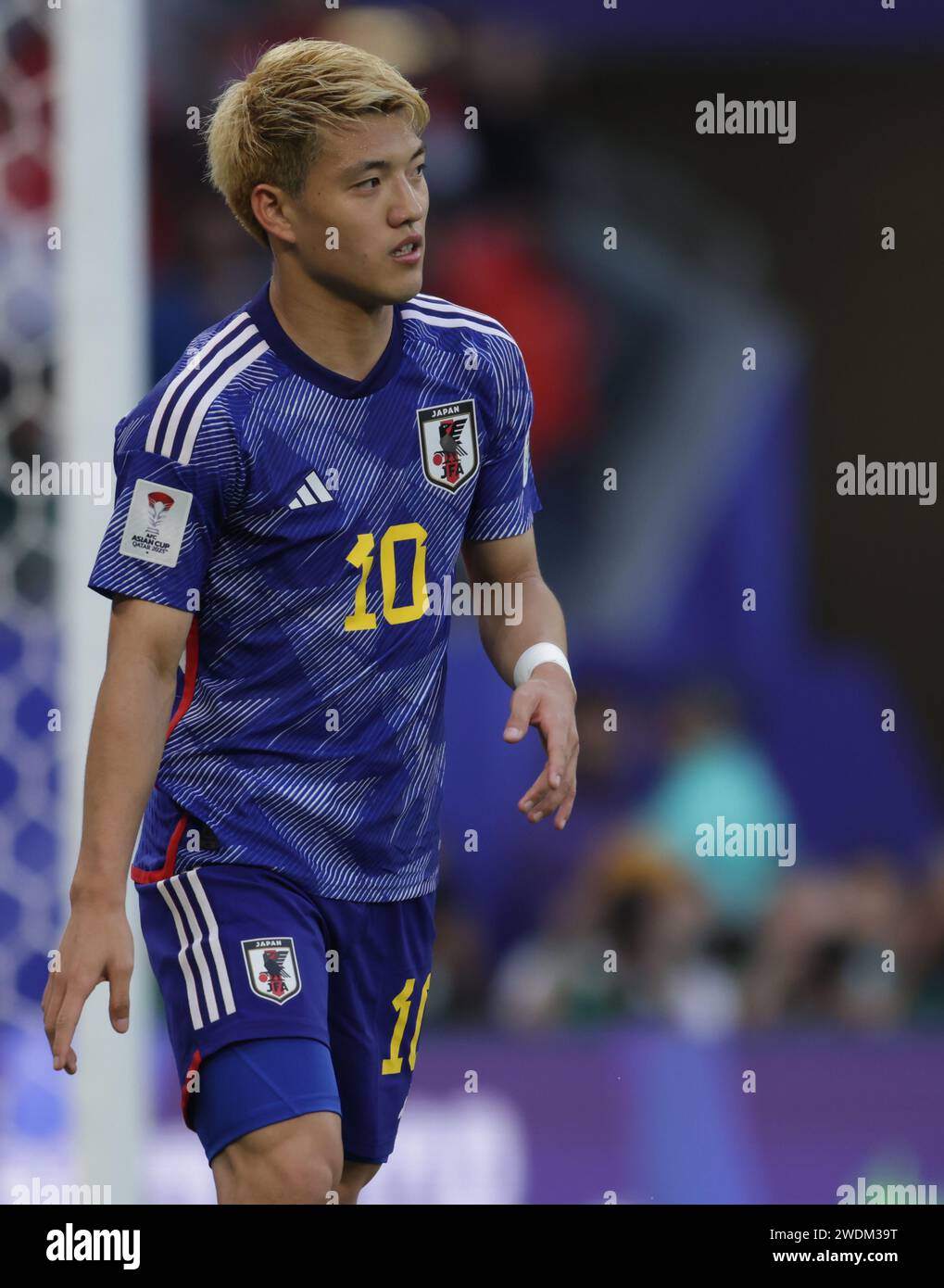 Qatar, Al Rayyan 19 January 2024 - Ritsu Doan of Japan during the match ...