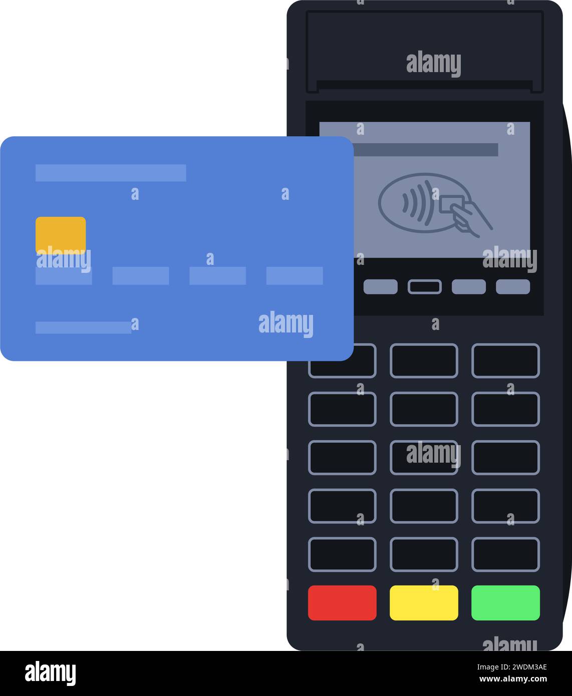 Credit card contactless payment Cut Out Stock Images & Pictures - Alamy