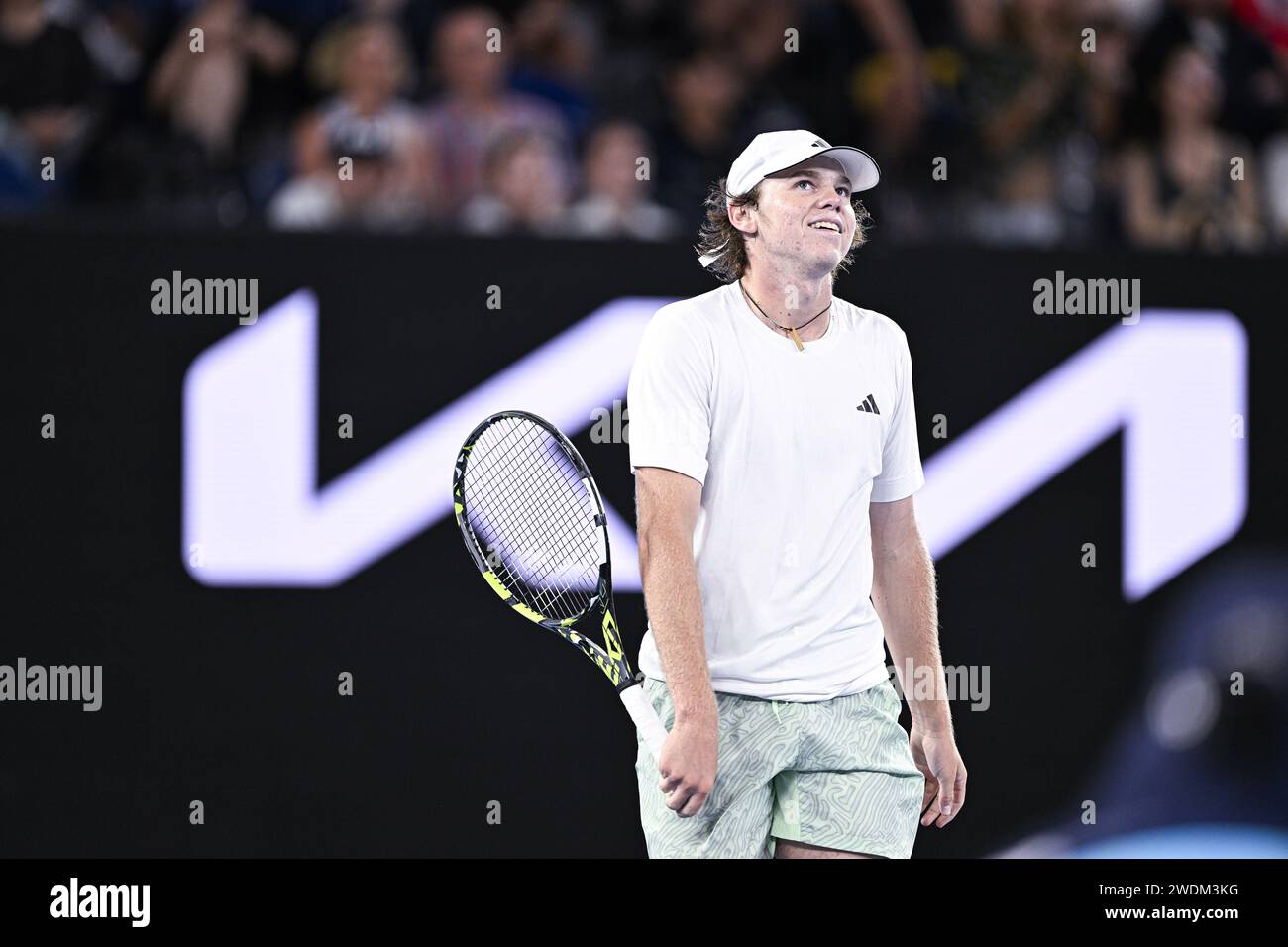 Alex Michelsen of USA during the Australian Open AO 2024 Grand Slam ...