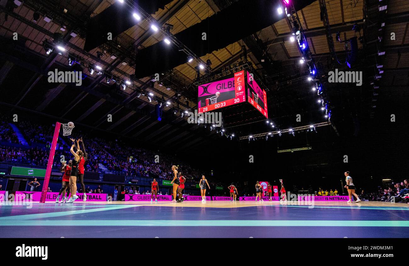 General view of play during the Vitality Netball Nations Cup match at ...
