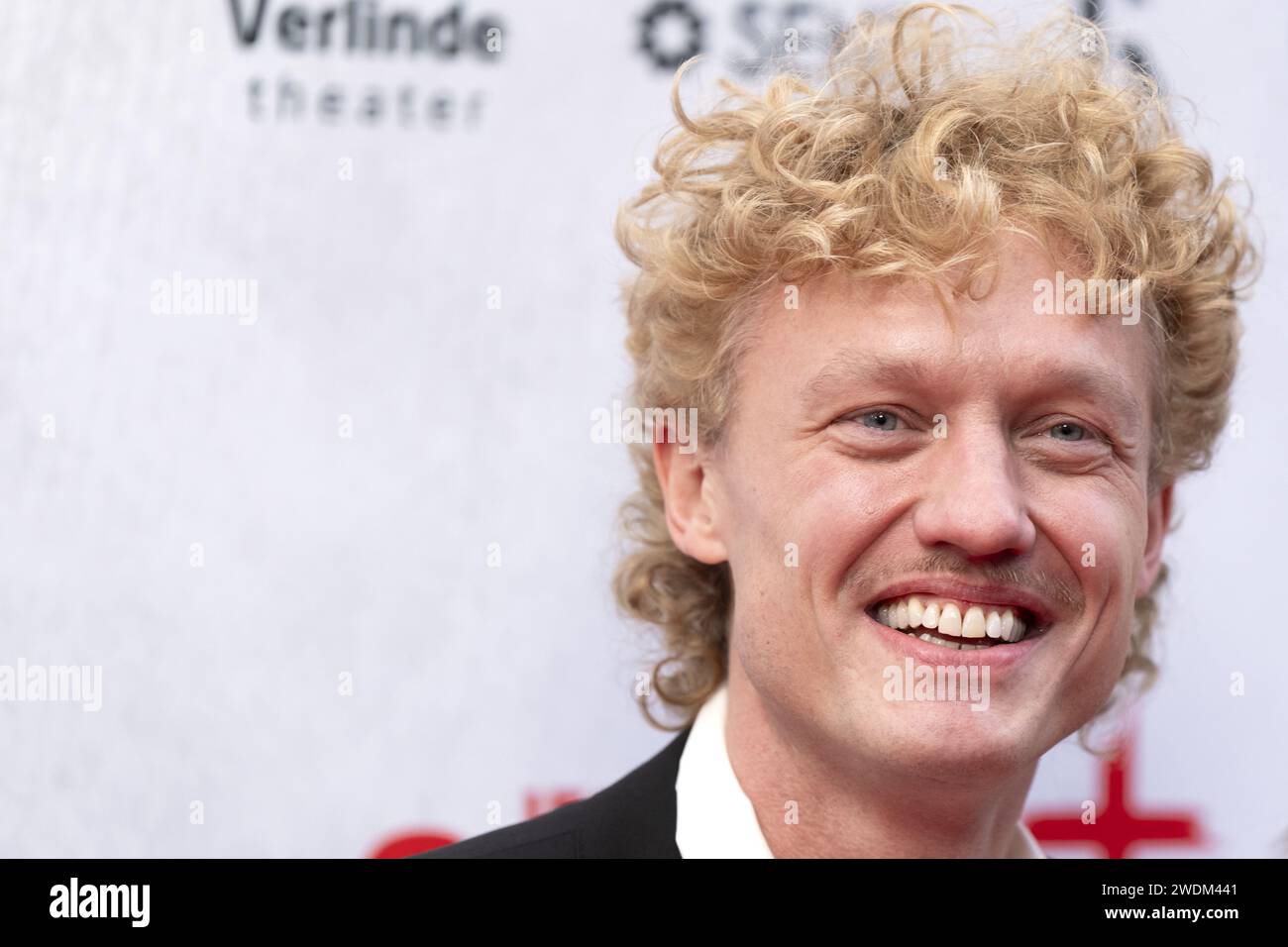 AMSTERDAM - Sebas van der Sangen on the red carpet for the premiere of ...