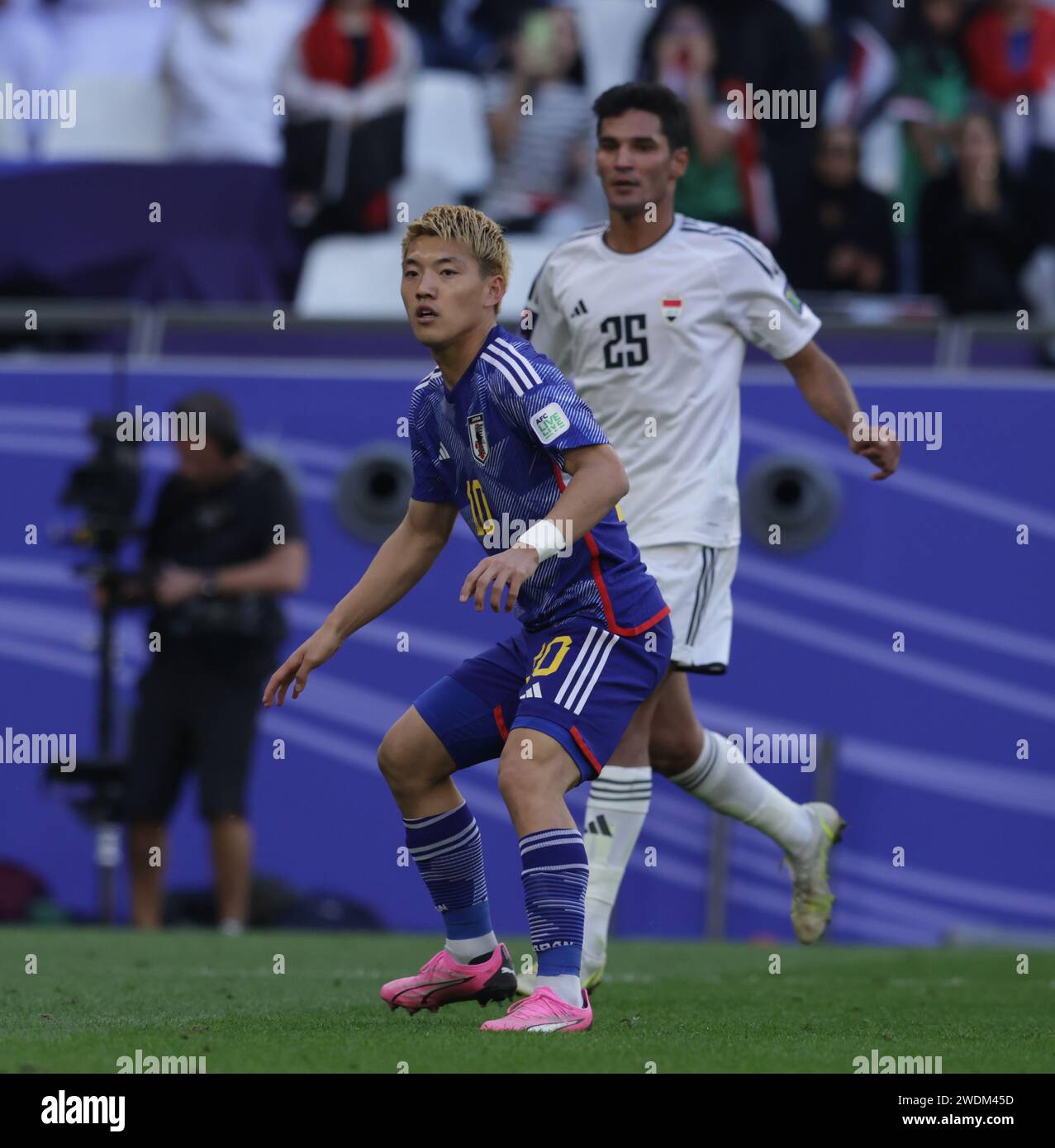 Qatar, Al Rayyan 19 January 2024 - Ritsu Doan of Japan, SC Freiburg ...