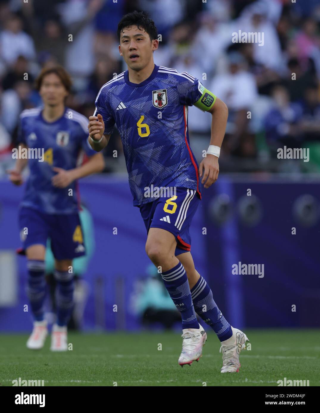 Qatar, Al Rayyan 19 January 2024 - Wataru Endo of Japan, Liverpool FC ...