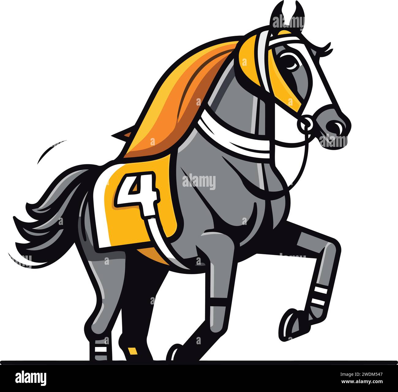 Racing racehorse Stock Vector Images - Alamy