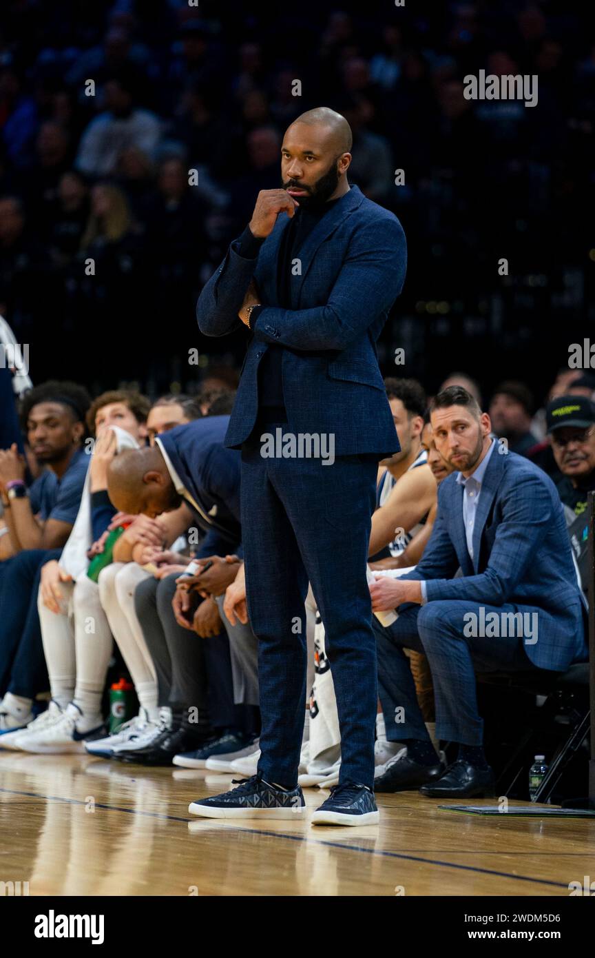 Villanova head coach Kyle Neptune looks on during the first half of an ...