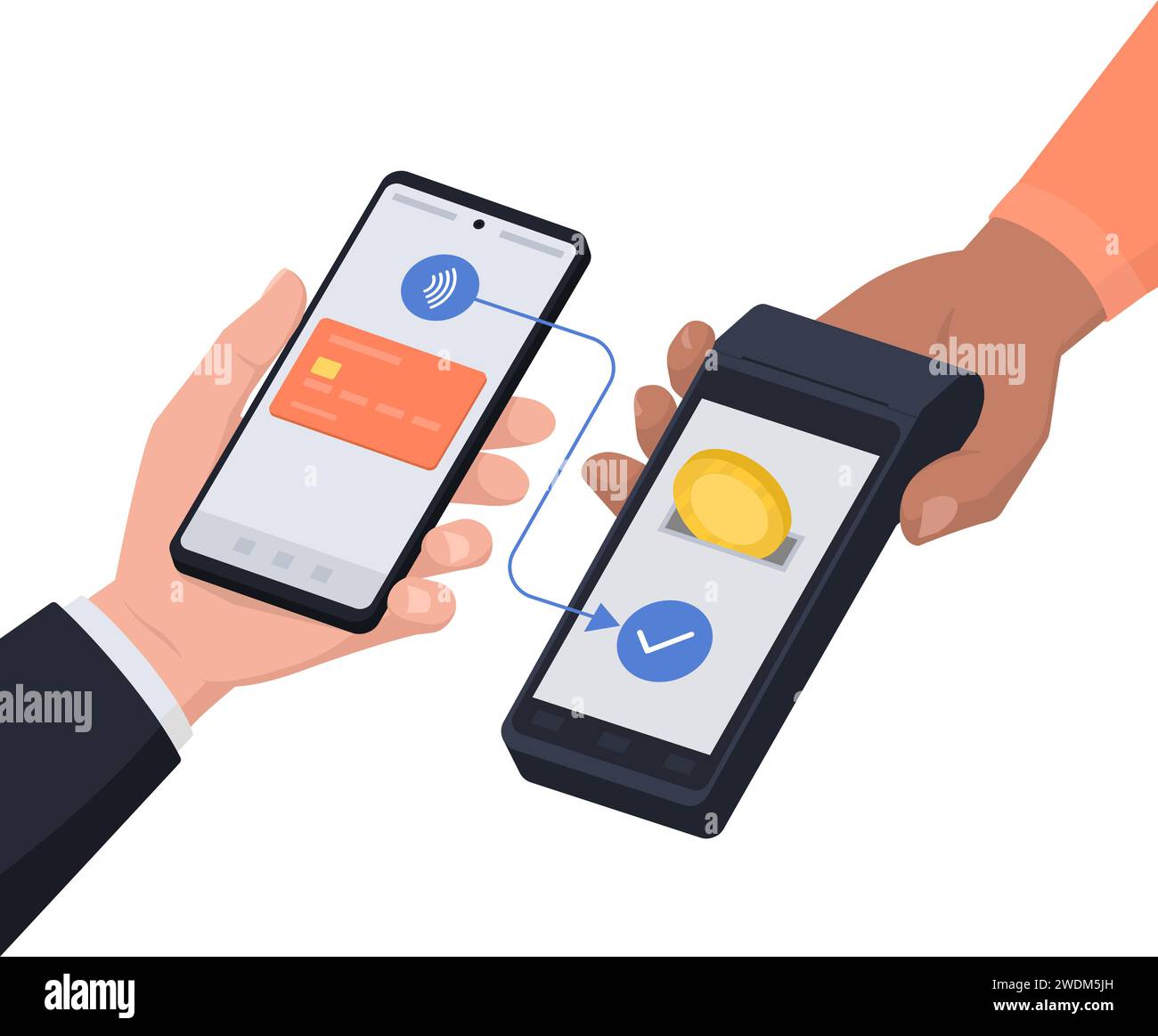 Payment successful Stock Vector Images - Alamy