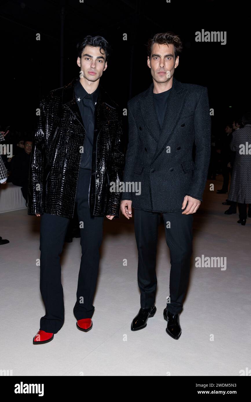Paris, Frankreich. 20th Jan, 2024. Jon Kortajarena and Jacob Rott ...