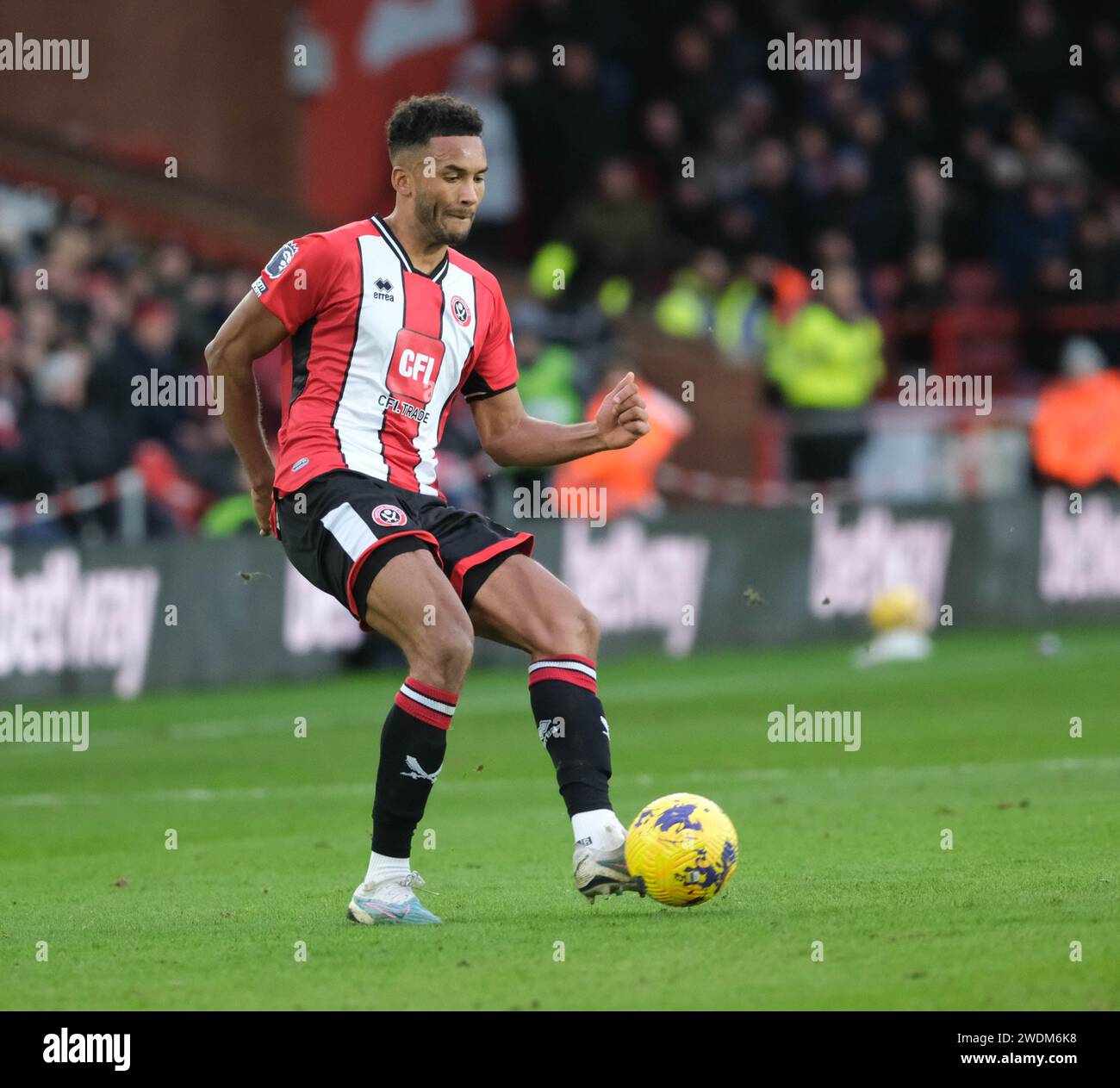 Bramall Lane, Sheffield, UK. 21st Jan, 2024. Premier League Football ...