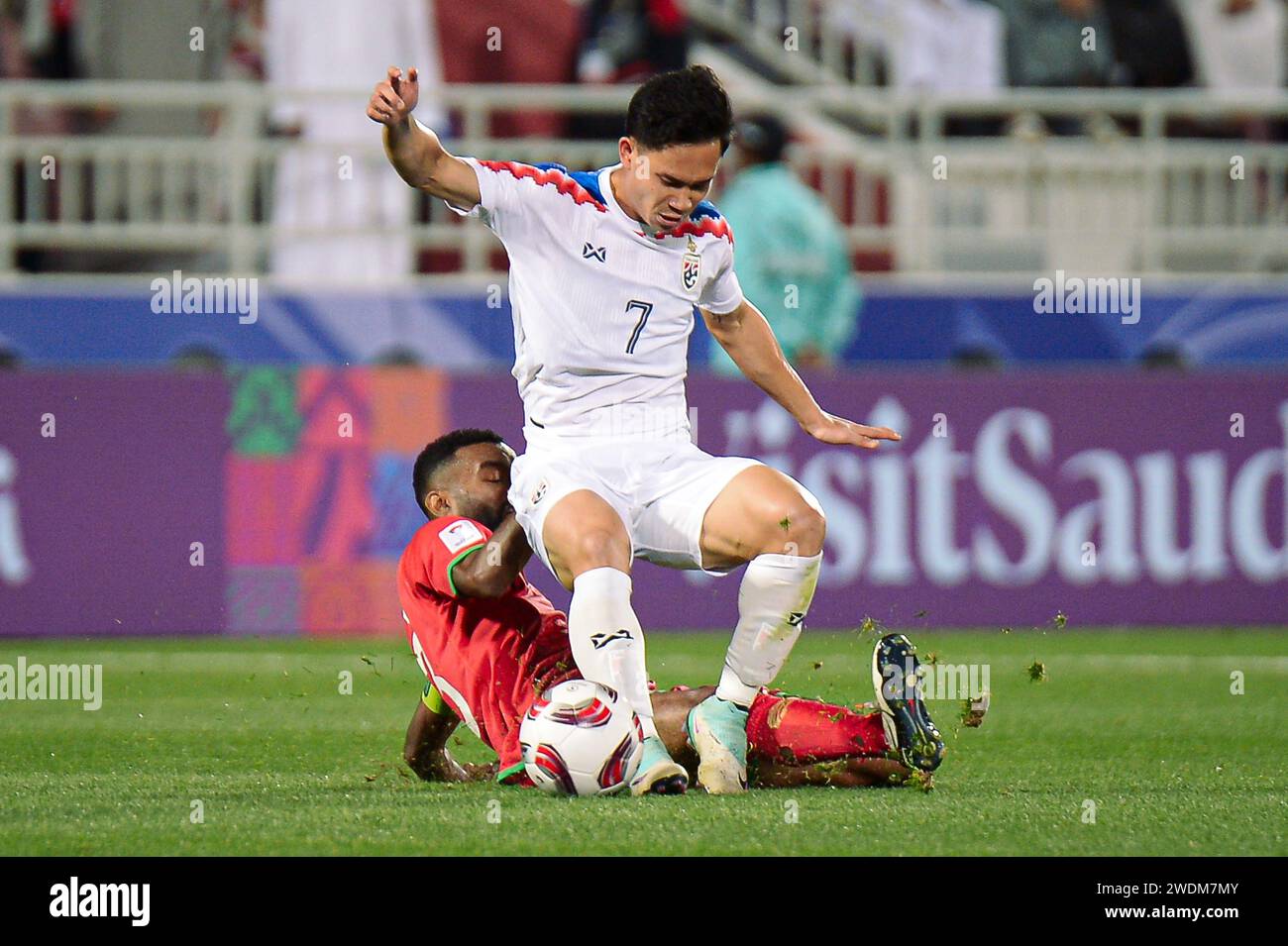 Doha, Qatar. 21 January, 2024. OMAN VS THAILAND ：Group F - AFC Asian ...