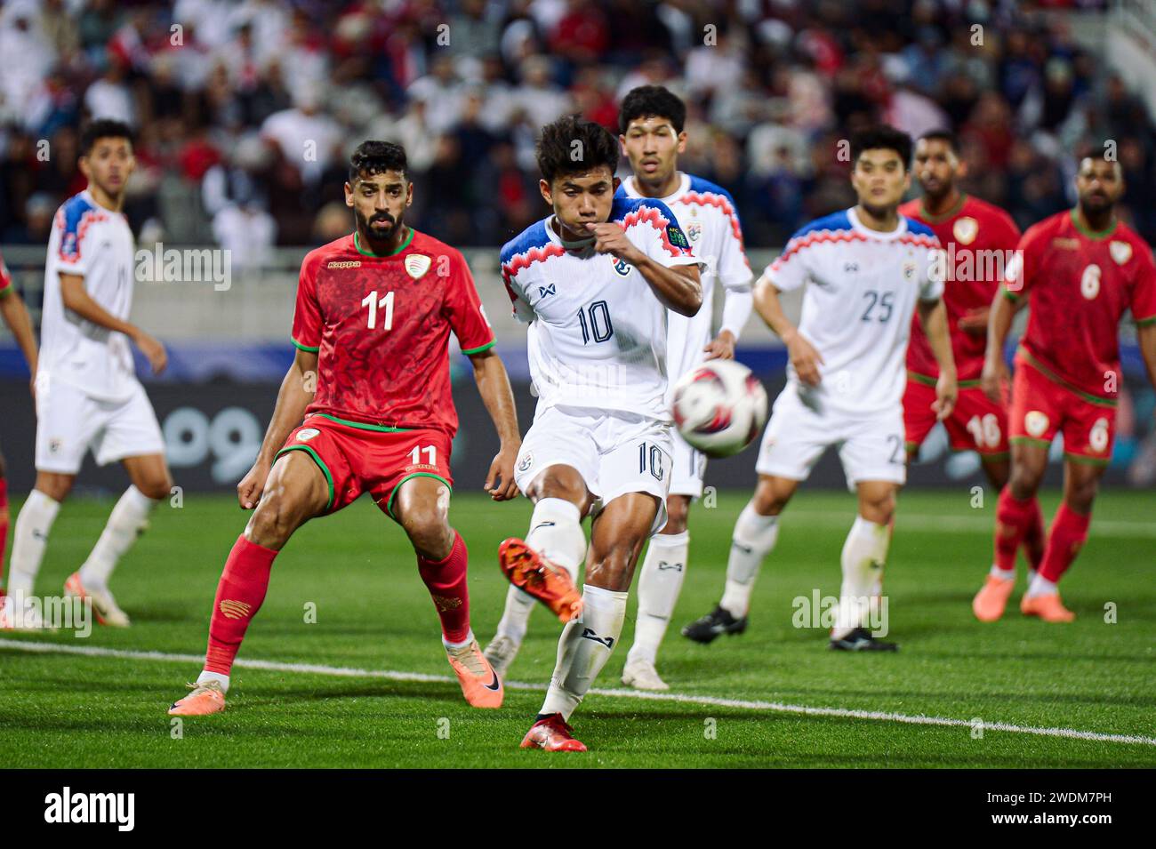 Doha, Qatar. 21 January, 2024. OMAN VS THAILAND ：Group F - AFC Asian ...