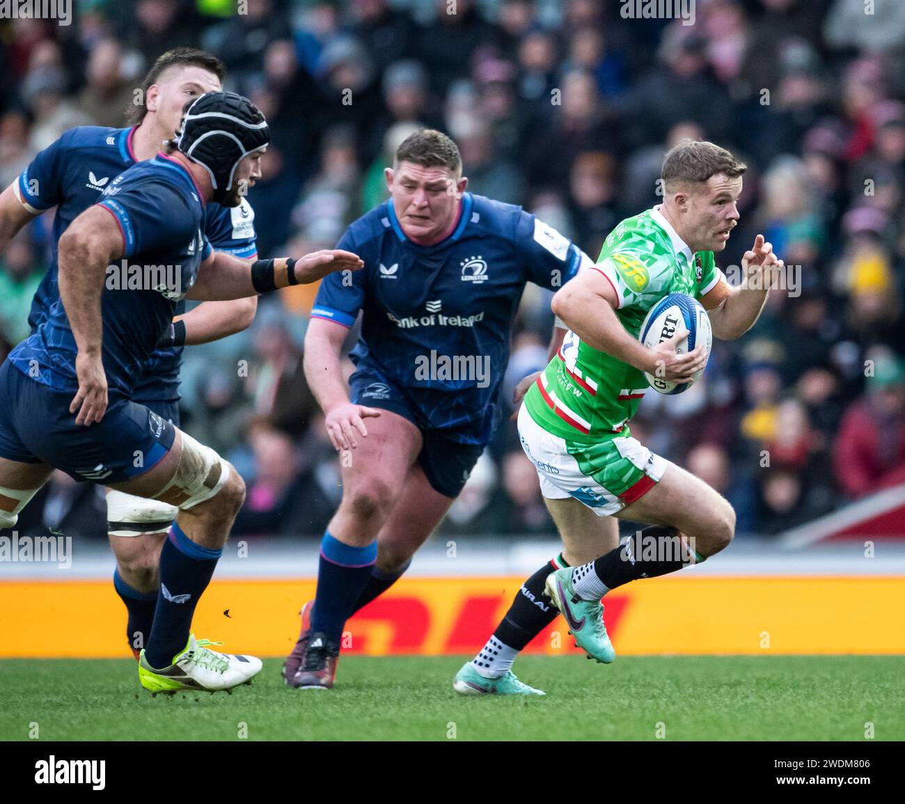 Leicester, England UK on the 20th January 2024. Leicester Tom Whiteley ...
