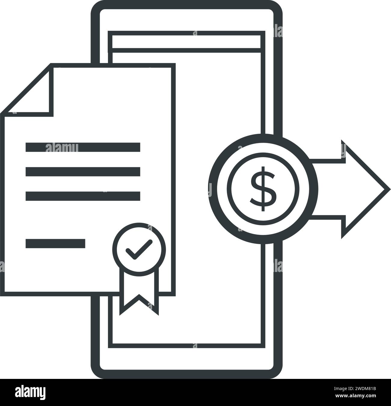 Direct debit icon vector vectors hi-res stock photography and images ...