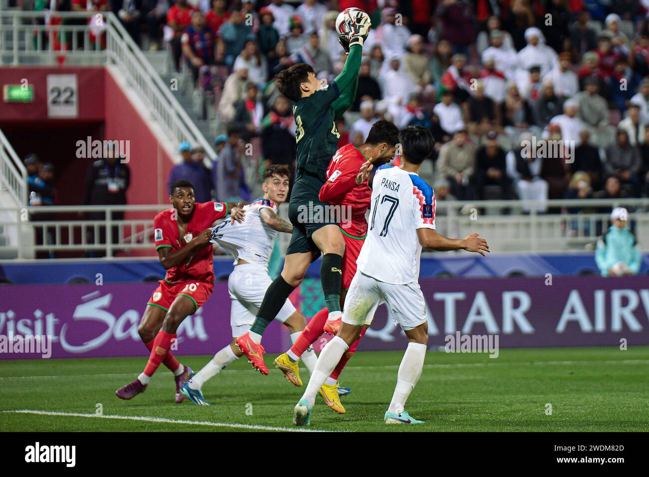 Doha, Qatar. 22 January, 2024. OMAN VS THAILAND ：Group F - AFC Asian ...