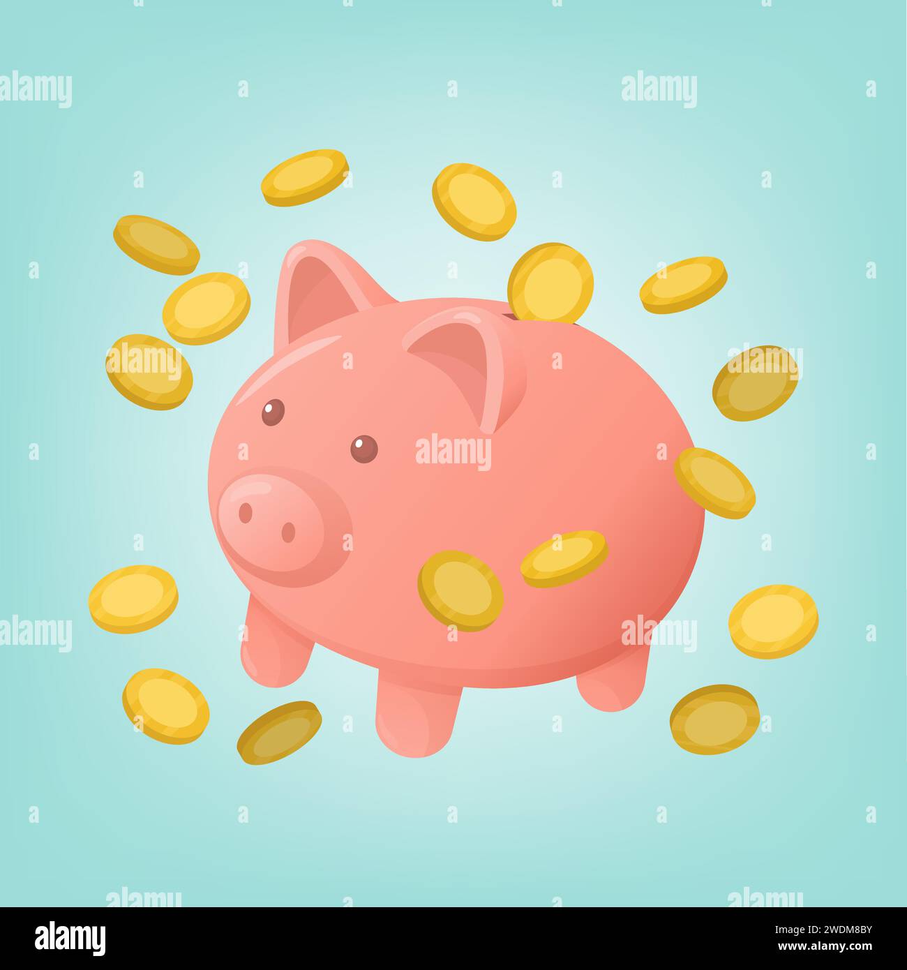 Money savings investment capital Stock Vector Images - Alamy