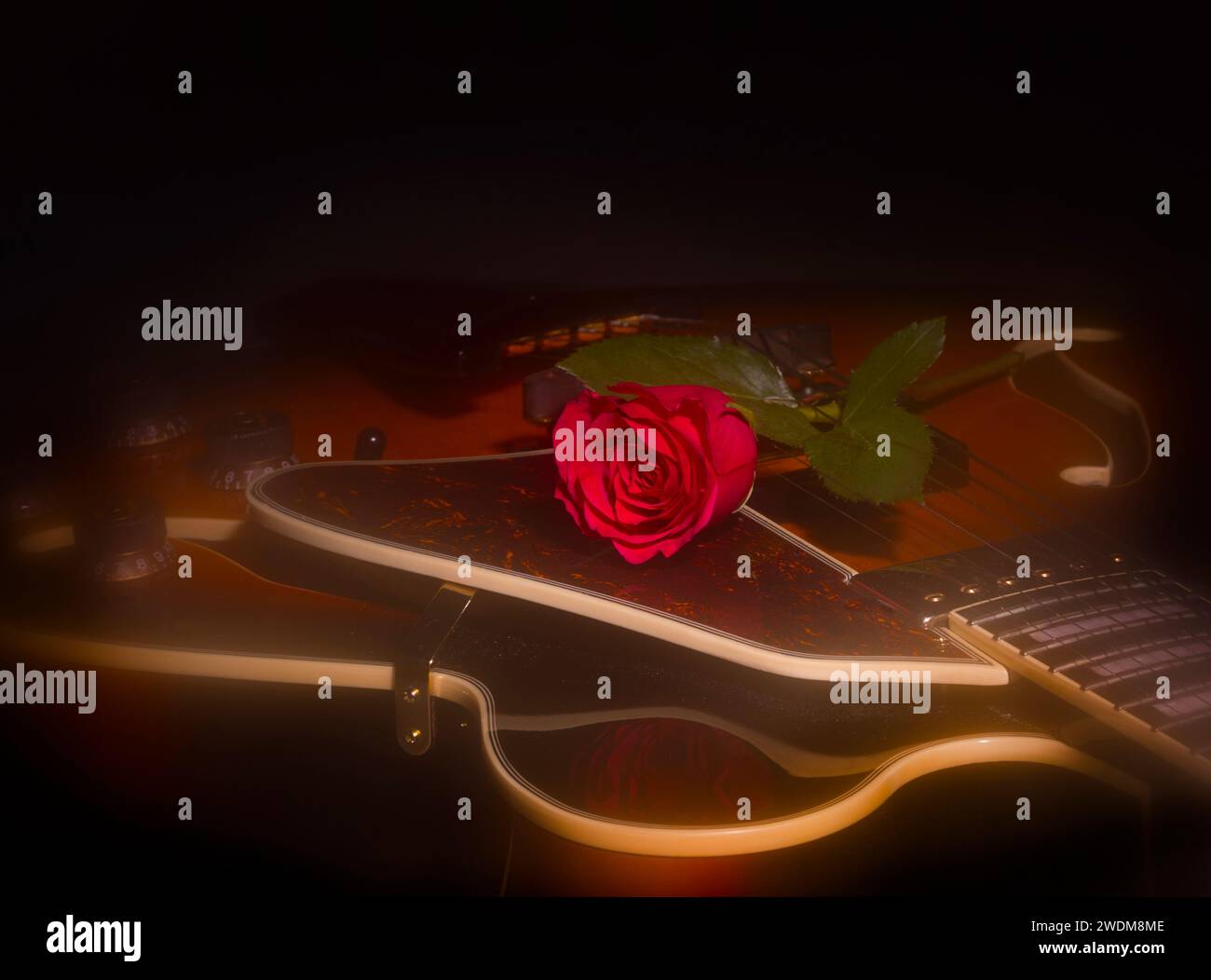 Romantic guitar hi-res stock photography and images - Alamy