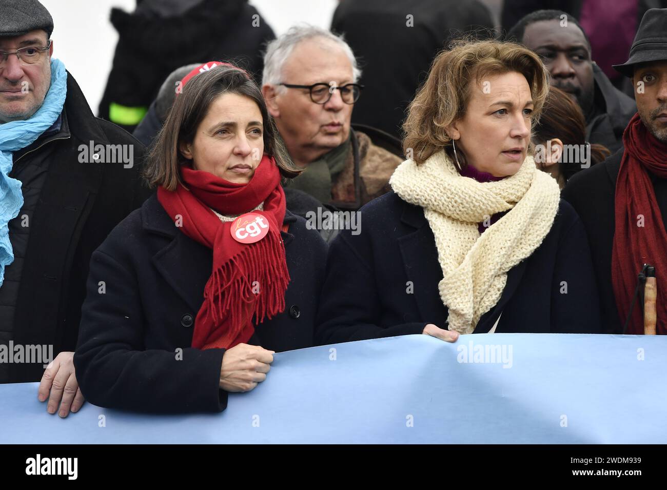 Paris, France. 21st Jan, 2024. Julien Mattia/Le Pictorium ...