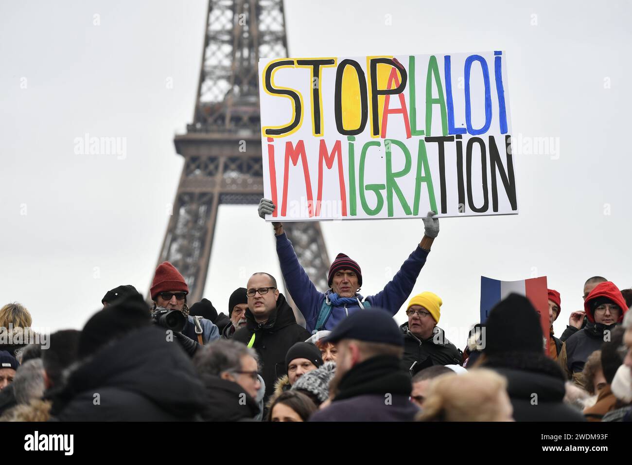 Paris, France. 21st Jan, 2024. Julien Mattia/Le Pictorium ...