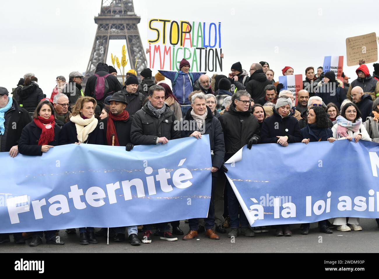 Paris, France. 21st Jan, 2024. Julien Mattia/Le Pictorium ...