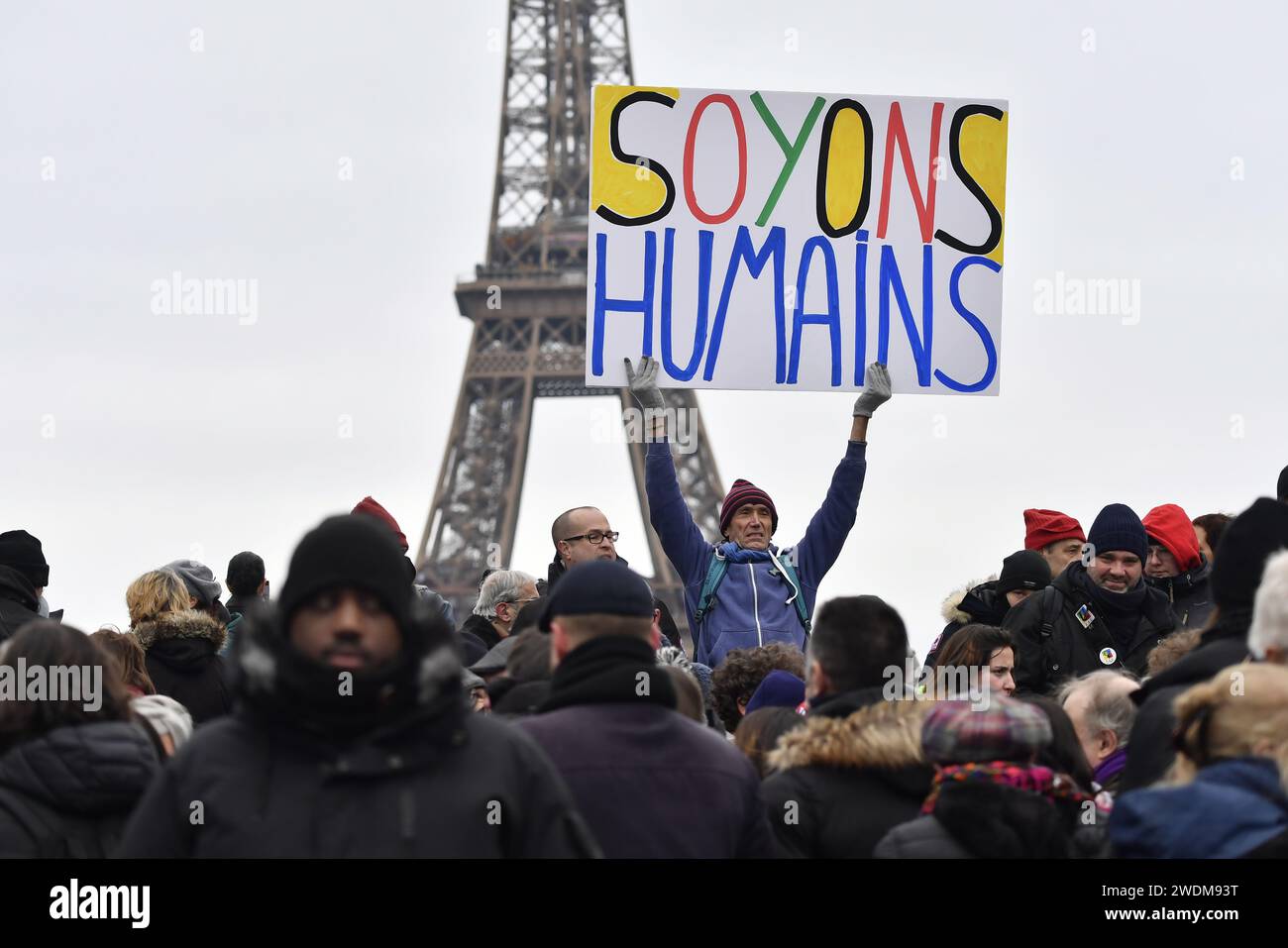 Paris, France. 21st Jan, 2024. Julien Mattia/Le Pictorium ...