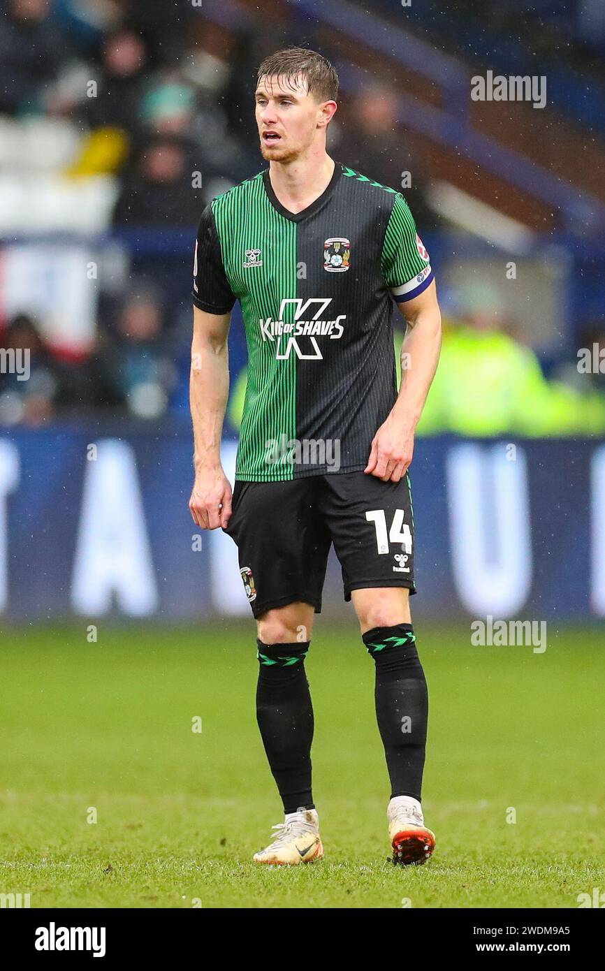 Sheffield, UK. 20th Jan, 2024. Coventry City midfielder Ben Sheaf (14 ...