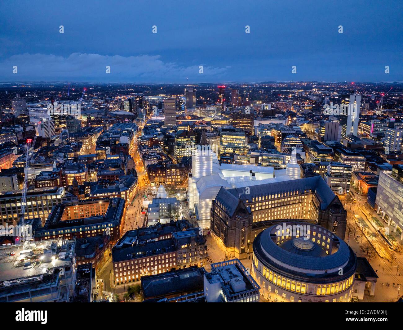 Manchester first street aerial hi-res stock photography and images - Alamy