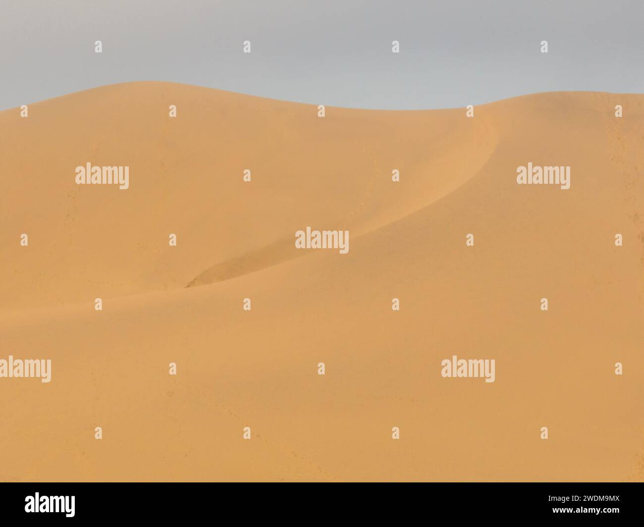 Aerial view of the sand dunes along the B2 road nearby Swakopmund ...