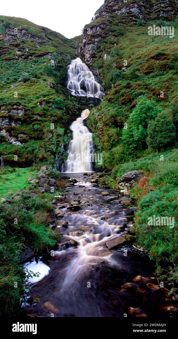 Assaranca Waterfall, Ardara, County Donegal, Ireland Stock Photo - Alamy